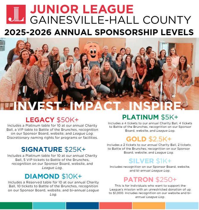 Sponsorship – Junior League of Gainesville-Hall County, GA